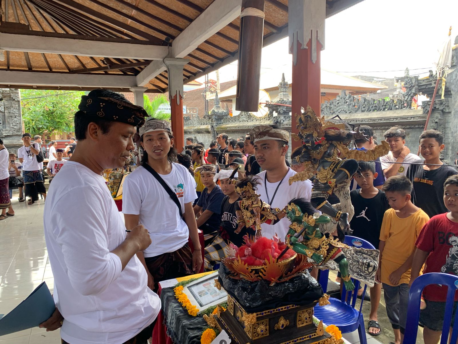Pacu Kreativitas Anak Muda St Dharma Puja Gelar Lomba Ogoh Ogoh Mini